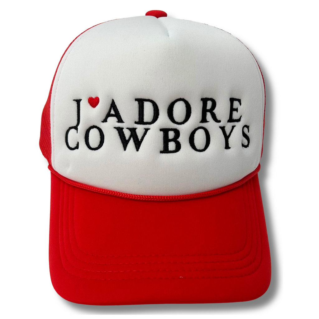 J’Adore Cowboys Trucker Hat – First Class Cowboys